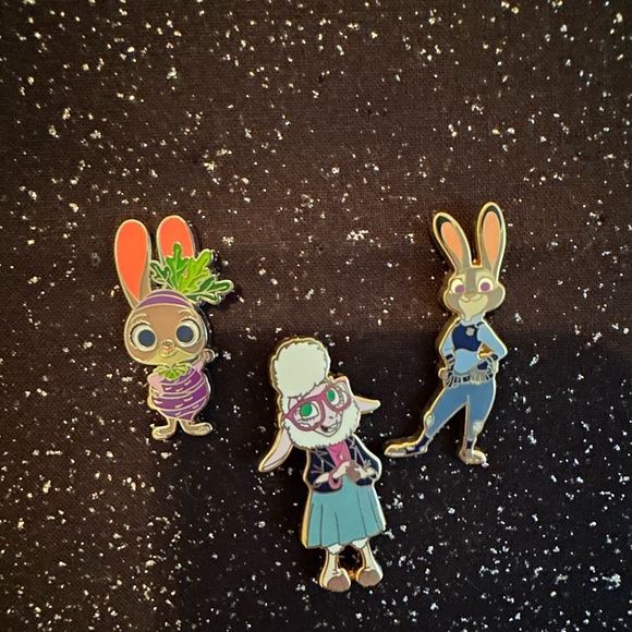 Disney | Accessories | Disneys Zootopia Pin Bundle | Poshmark